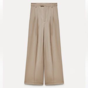 Zara | Pants & Jumpsuits | Zara Pleated Pants Zw Collection | Poshmark